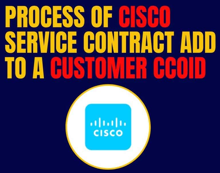 How to Associate a Cisco Service Contract to a Customer CCOID ...